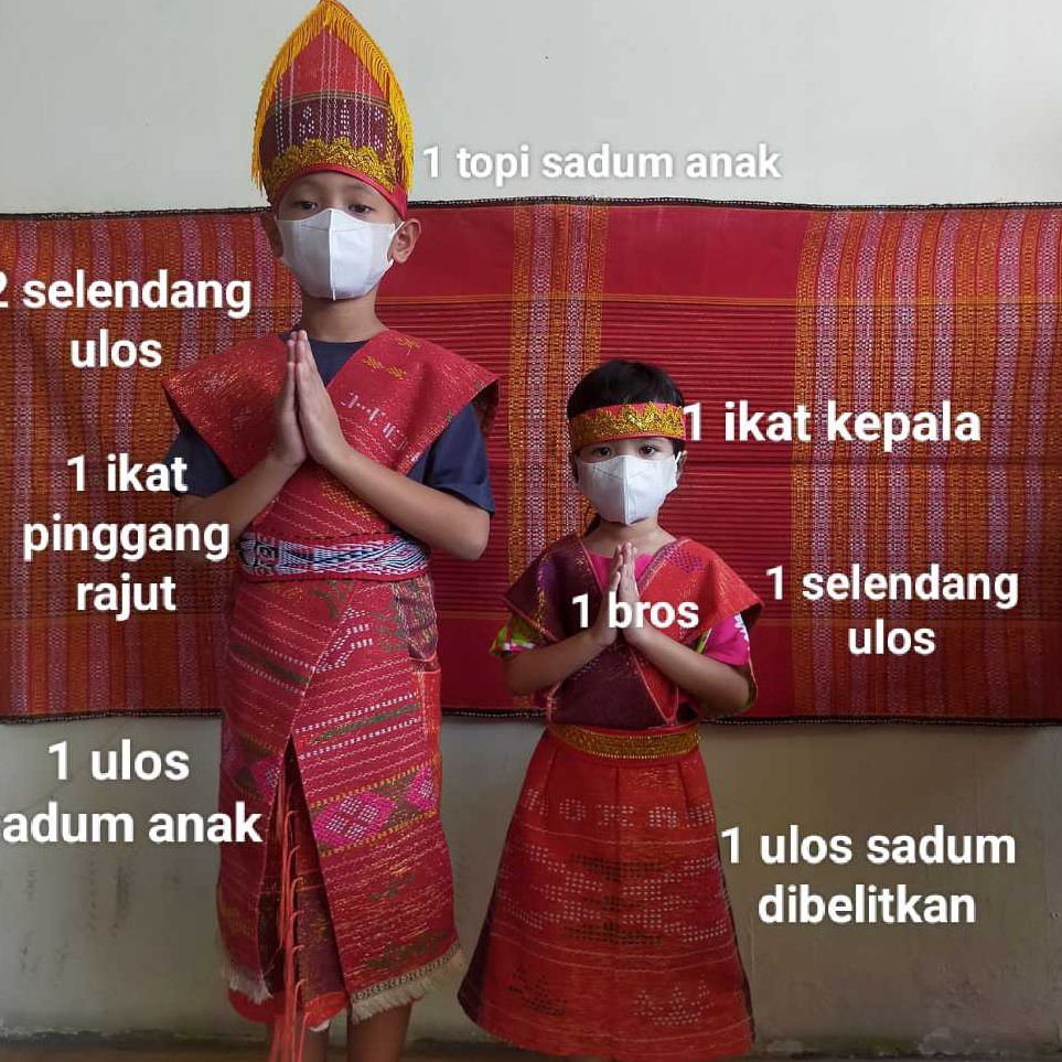 Jual ART P76P baju adat batak anak laki laki dan perempuan | Shopee Indonesia