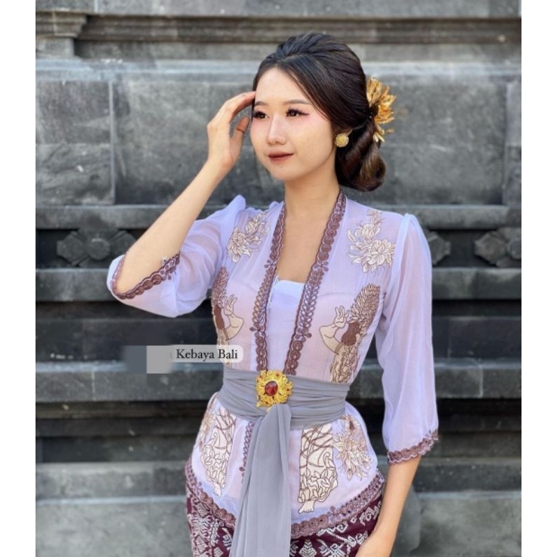 Jual kebaya jadi full bordir || Kebaya Bali Modern || Kebaya Bali ...