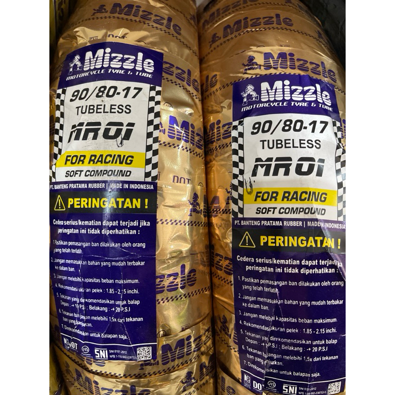 Jual Ban racing mizzle mr.01 90/80-17 motor bebek | Shopee Indonesia