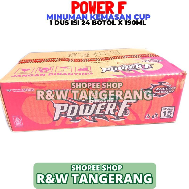 Jual Minuman Power F Ginseng 1 Dus Rasa Anggur | Shopee Indonesia