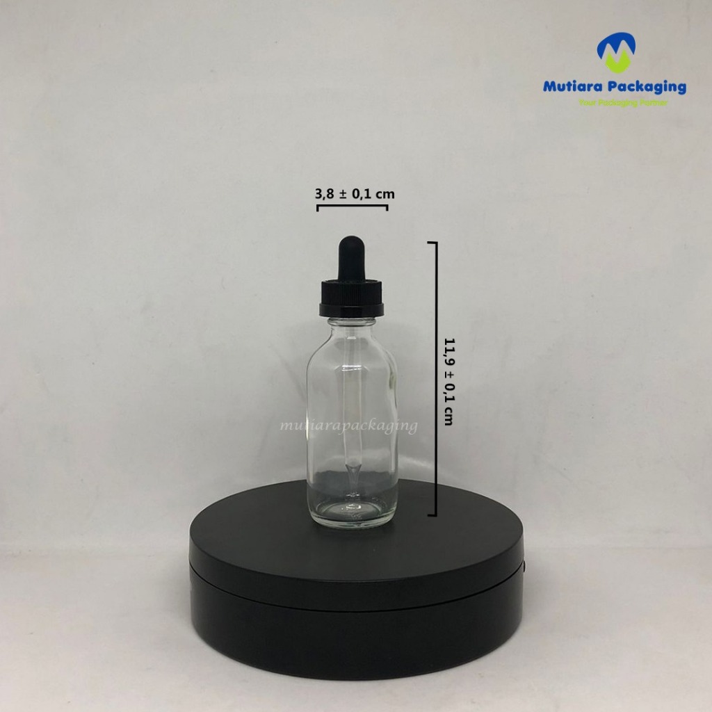 Jual Botol Pipet Kaca 60ml Bening / Kemasan Pipet Kaca | Shopee Indonesia