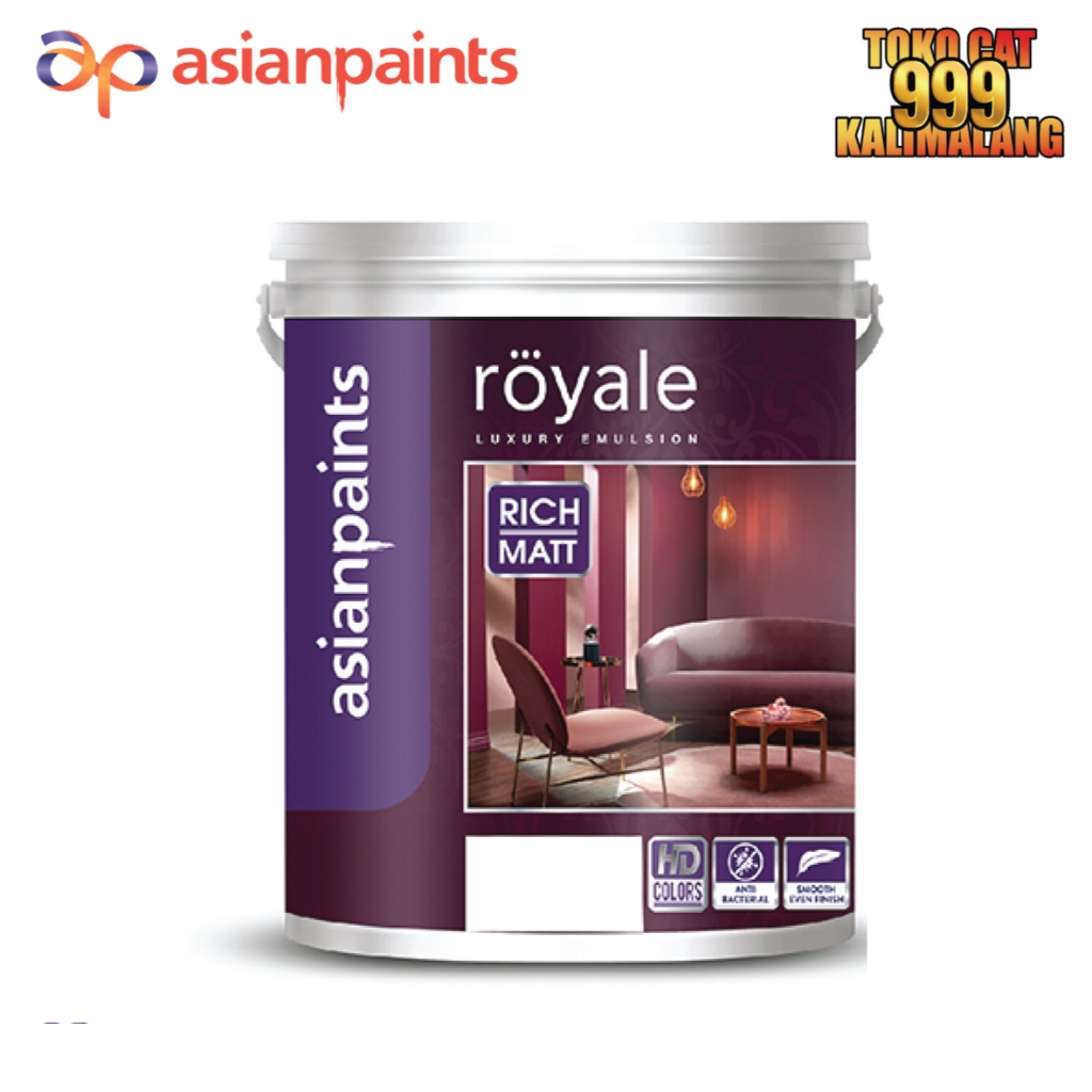 Jual Cat Tembok Rumah Interior Asian Paint Rich Matt Warna Putih 20 ...