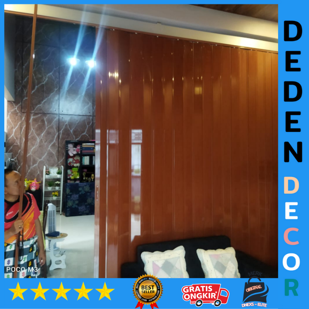 Jual Pintu lipat pvc folding door/sekat pintu folding door dnexs elite ...