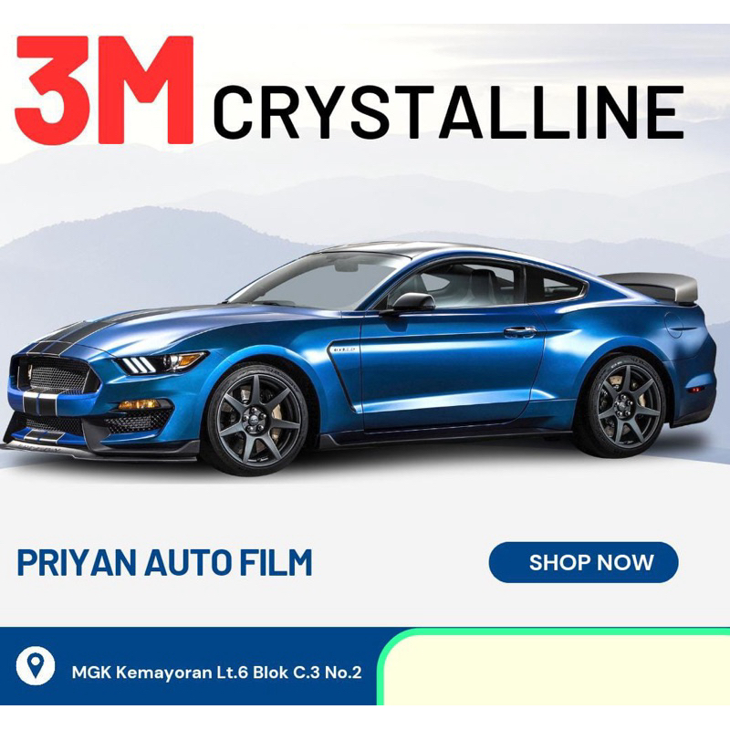 Jual Kaca Film 3M Crystaline Original (Kaca Depan) | Shopee Indonesia