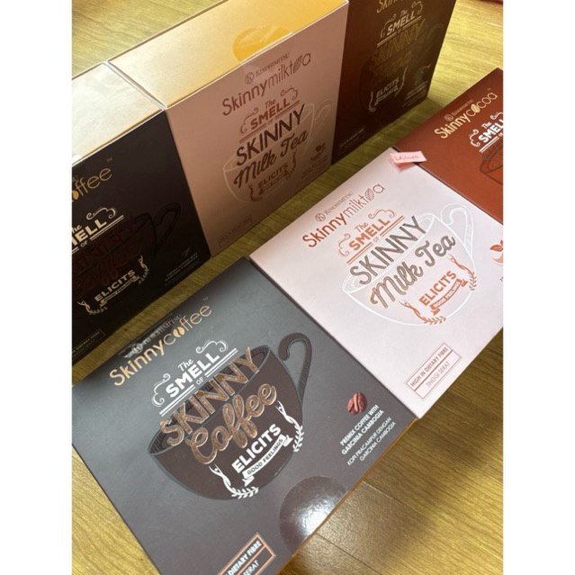 Jual Kinohimitsu skinny coffee skinny milk tea skinny cocoa high in ...