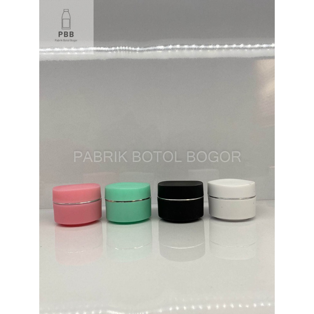 Jual POT CREAM 15GR BUNGA WHITE PUTIH WAVE POT IMPORT 15 GR PLASTIK PP ...