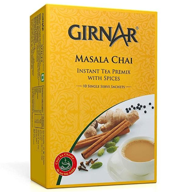Jual MASALA CHAI INSTANT TEA PREMIX WITH SPICES GIRNAR 140G / Teh India ...