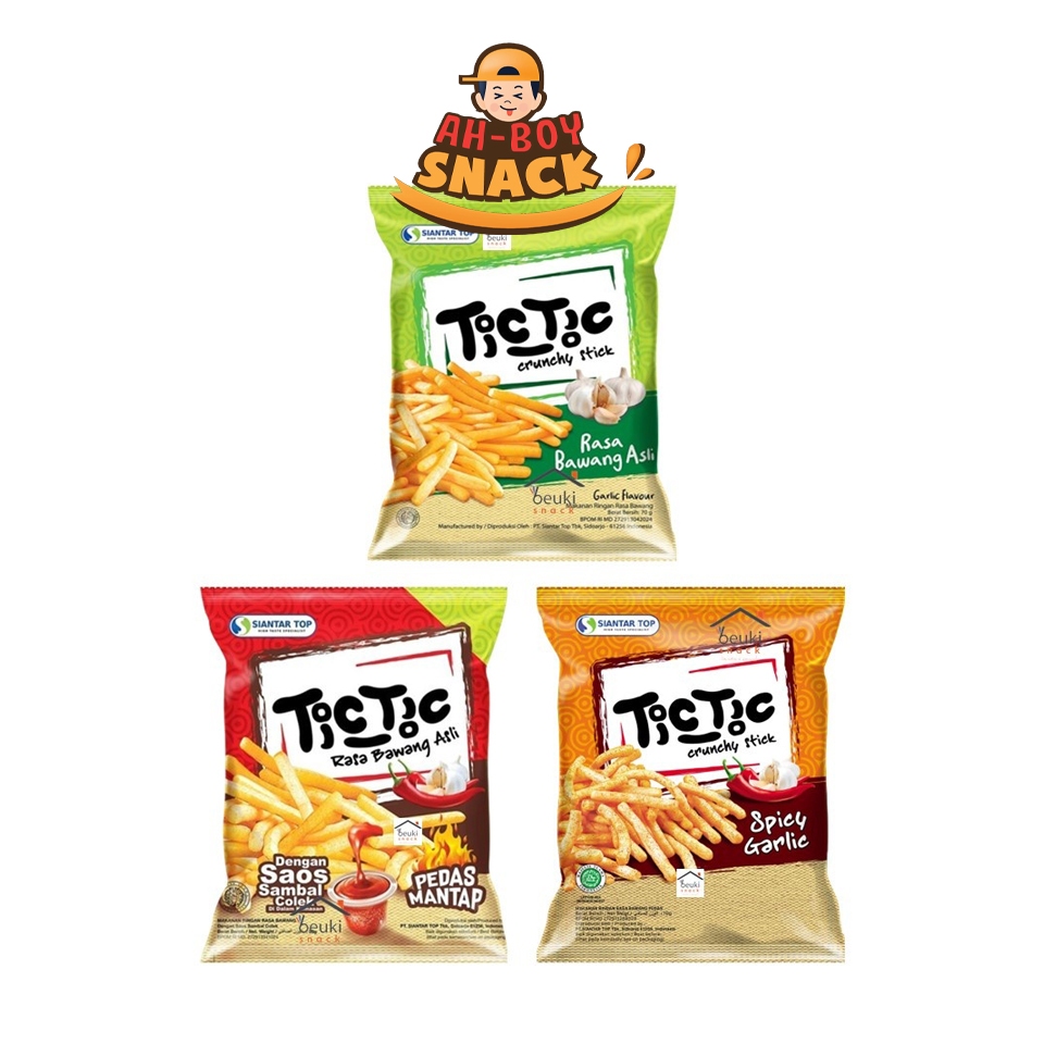 Jual TIC TIC BAWANG ecer 2000 PAX ISI ( 10PCS X 20GRAM ) - CHIKI KENTANG RASA BAWANG TIC TIC ...