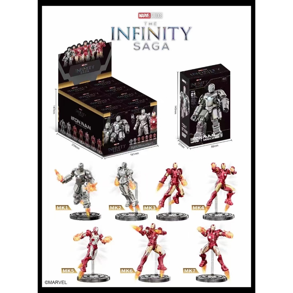 Jual Model kit Ironman The infinity Saga anak mainan toys | Shopee ...