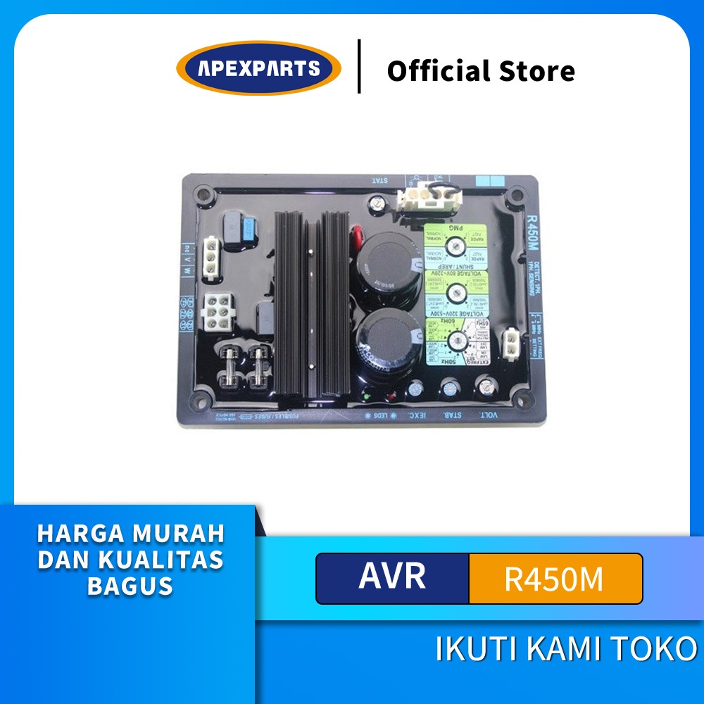 Jual AVR R450M OEM Replacement Generator AVR Genset R 450M | Shopee ...