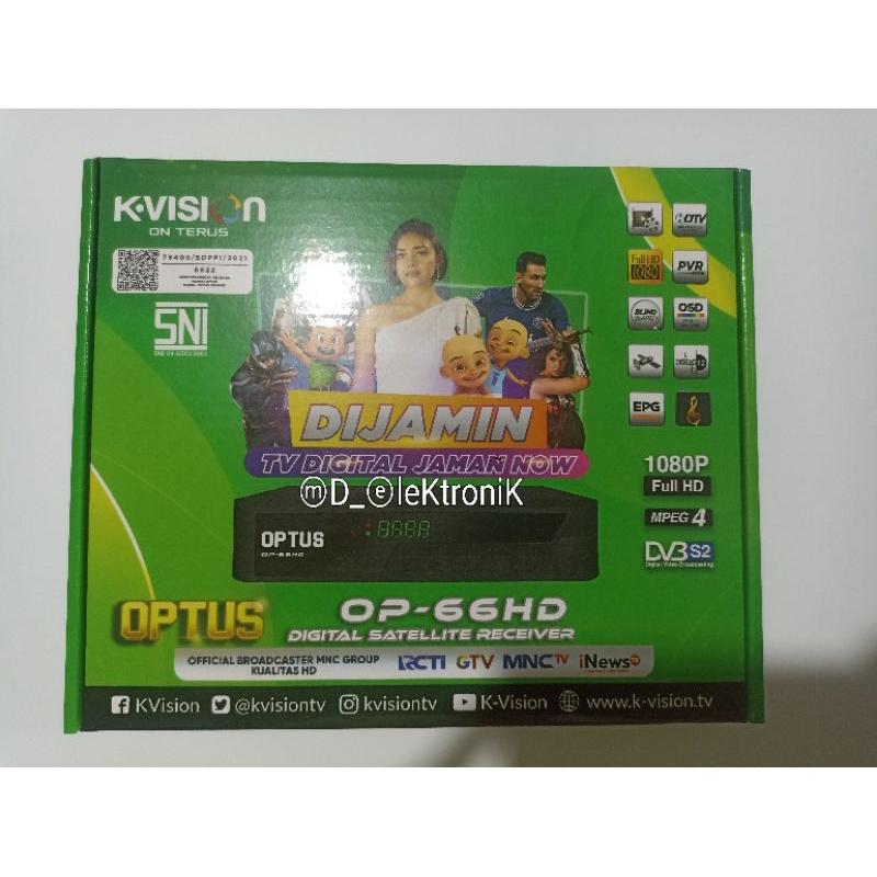 Jual Receiver Optus OP-66HD | Shopee Indonesia