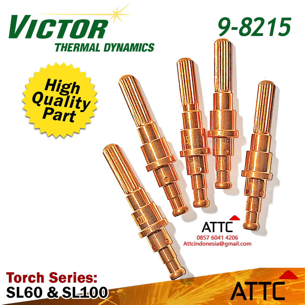 Jual 9-8215 Electrode Mesin Las Plasma Cutting Torch SL60 SL100 Victor ...