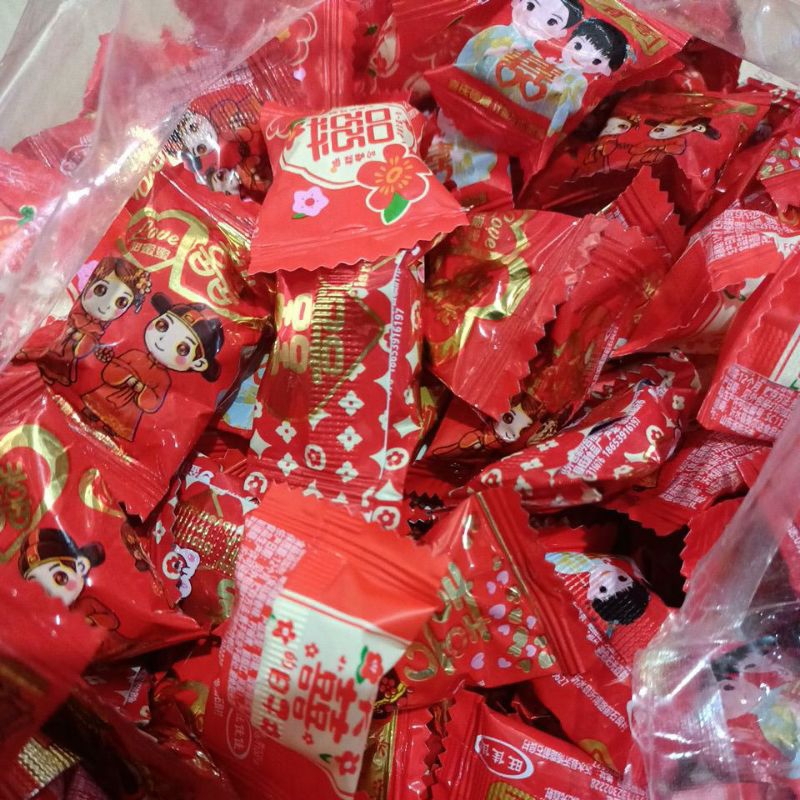 Jual permen/candy sangjit/sanjit shuang xi | Shopee Indonesia