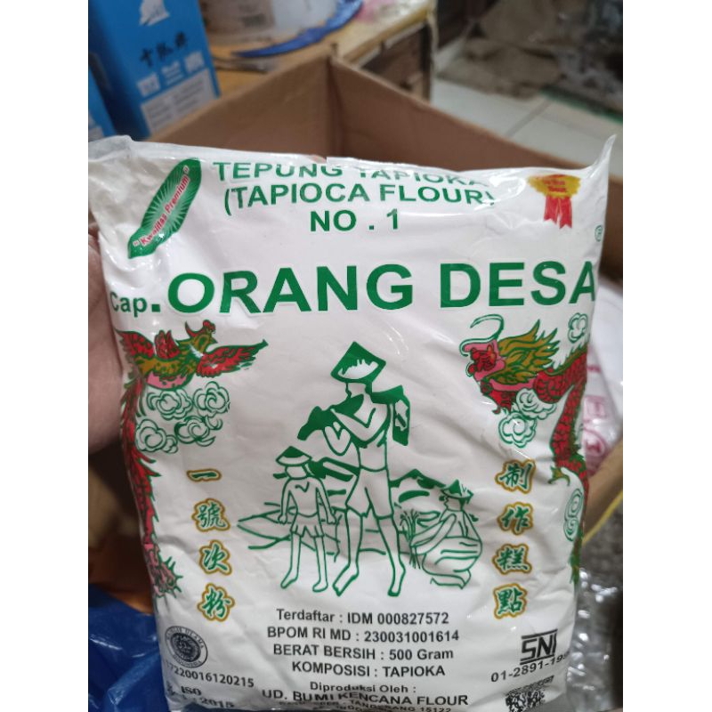 Jual tepung tapioka cap orang desa 500gr | Shopee Indonesia