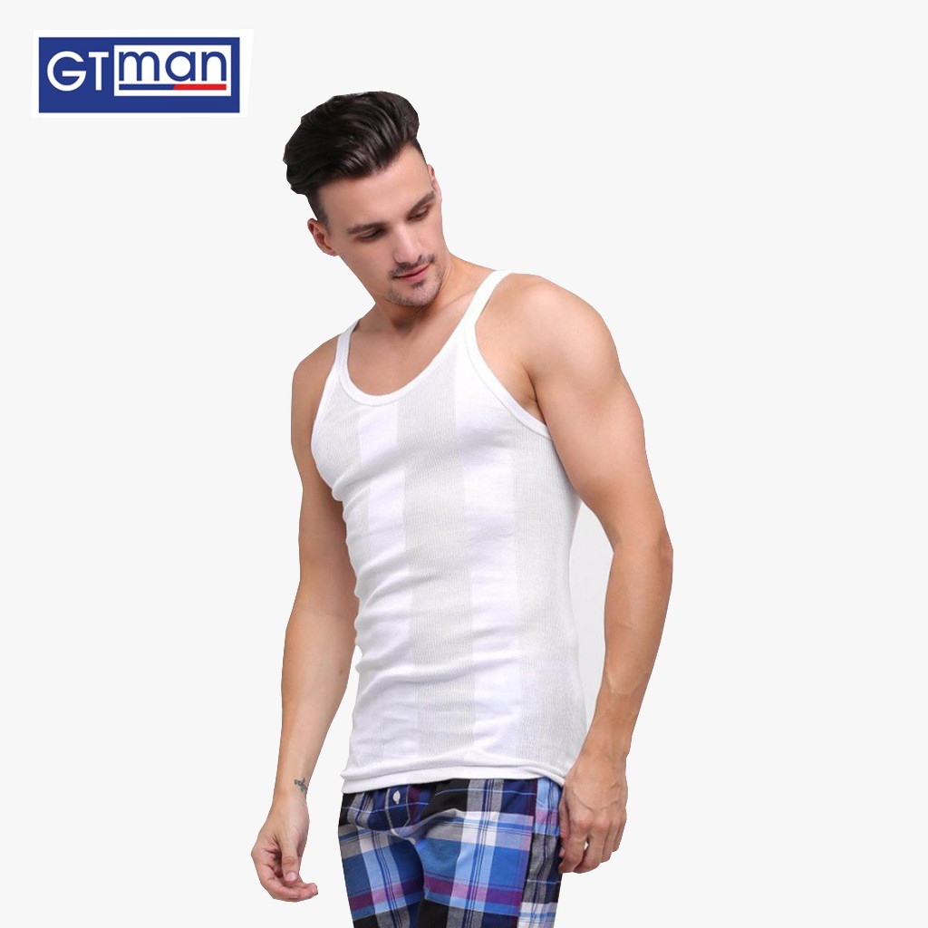 Jual Singlet GT Man 302B | Singlet Pria Dewasa Putih Salur 32-42 ... Jual Singlet GT Man 302B | Singlet Pria Dewasa Putih Salur 32-42 ...