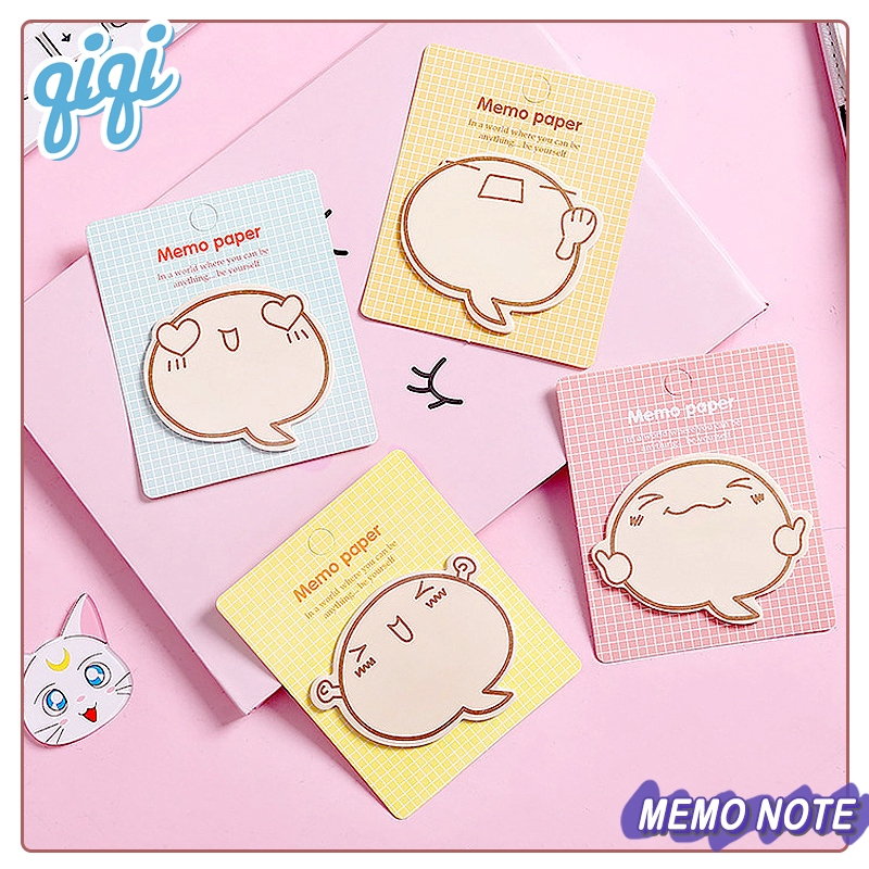 Jual Sticky note catatan memo post it sticky notes kartun/sound book ...