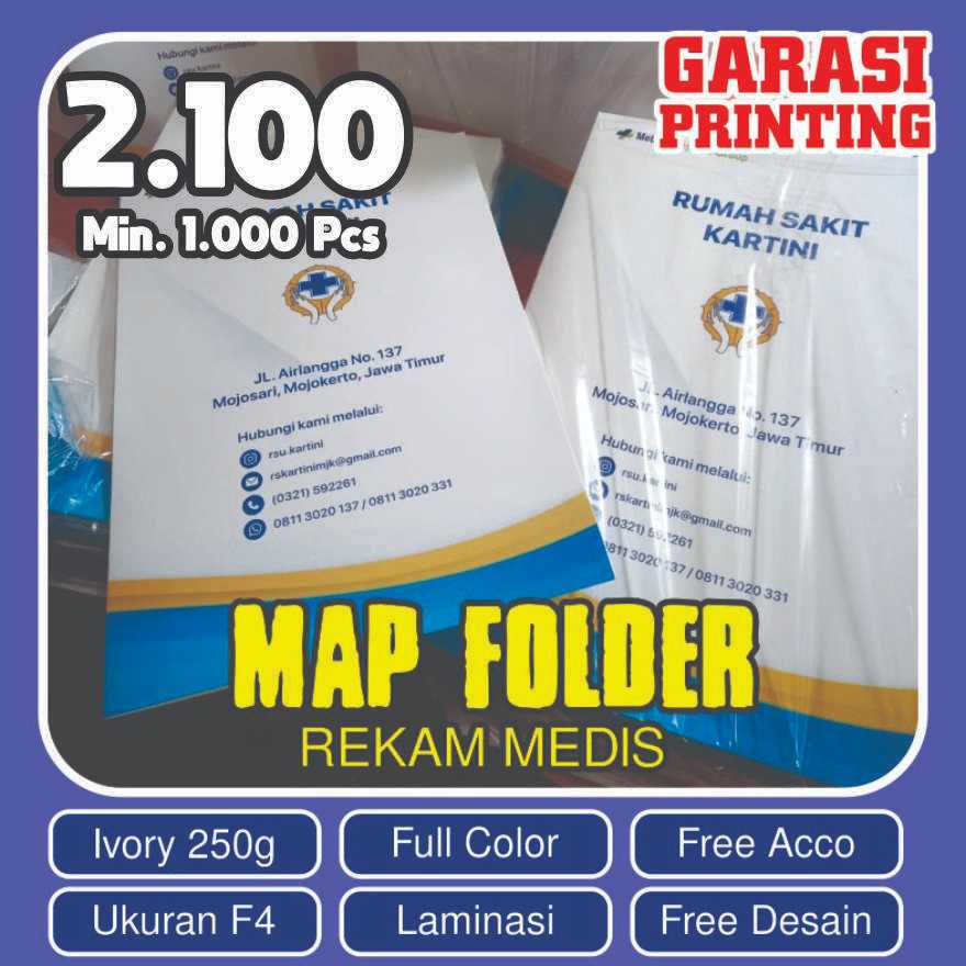Jual [min. 1.000] Cetak MAP REKAM MEDIS / Map Folder Rumah sakit ...
