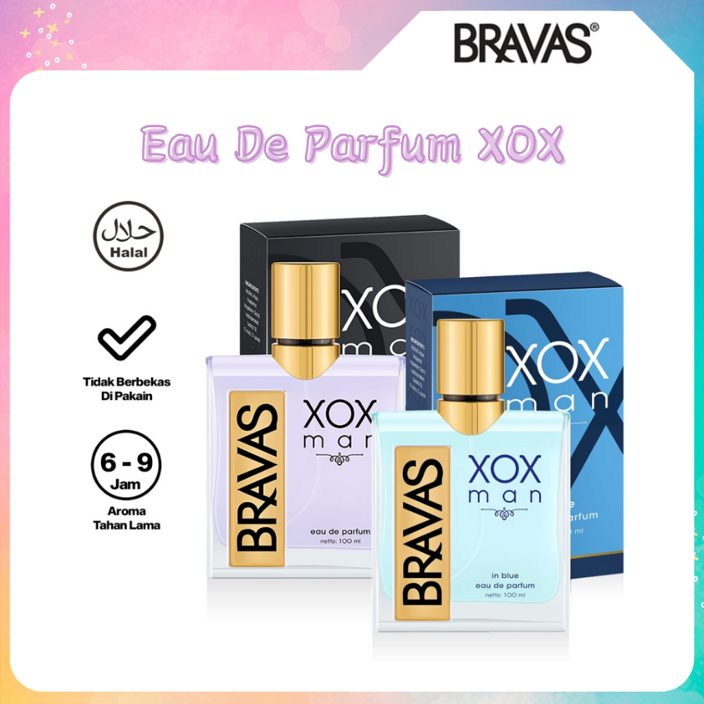 Jual Bravas Eau De Parfum XOX 100ml/Man Perfume/Women Perfume | Shopee ...