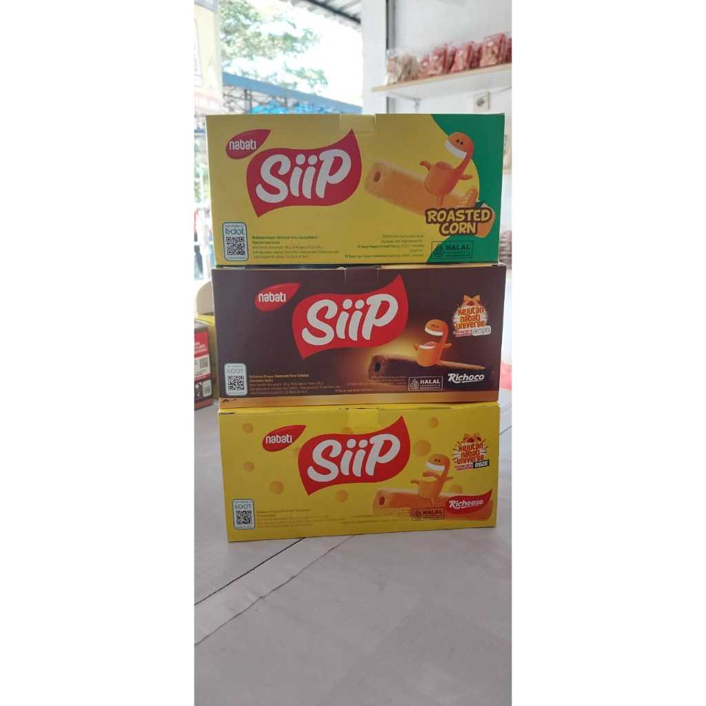 Jual SIIP Nabati Varian Richoco, Roasted Corn, & Richeese 1 Box/Pack 20 ...