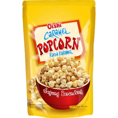 Jual Oishi Popcorn Caramel / Cokelat / Belgian Butter Cheese / Balado ...