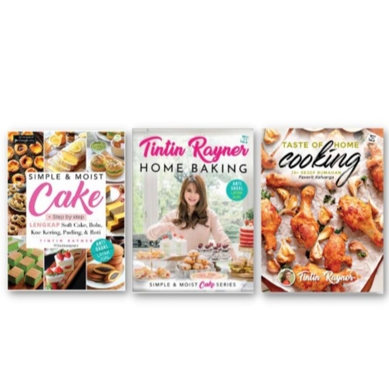 Jual PAKET LENGKAP [DAPAT SEMUA] TINTIN RAYNER HOME BAKING A TASTE OF ...
