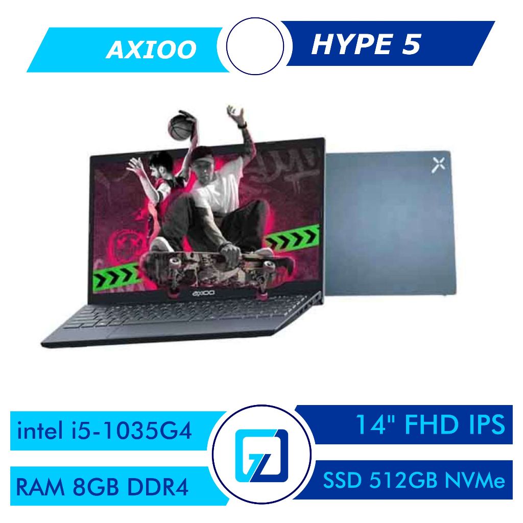 Jual Axioo Hype 5 intel Core i5 1035G4 8GB SSD 512GB 14″ FHD IPS ...