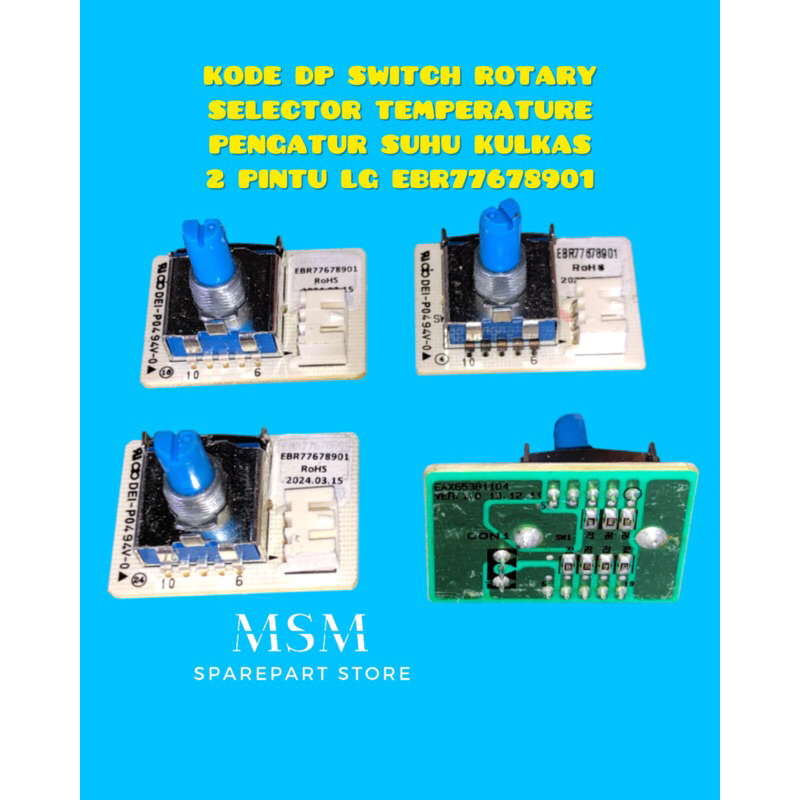 Jual KODE DP SWITCH ROTARY SELECTOR TEMPERATURE PENGATUR SUHU KULKAS 2 ...