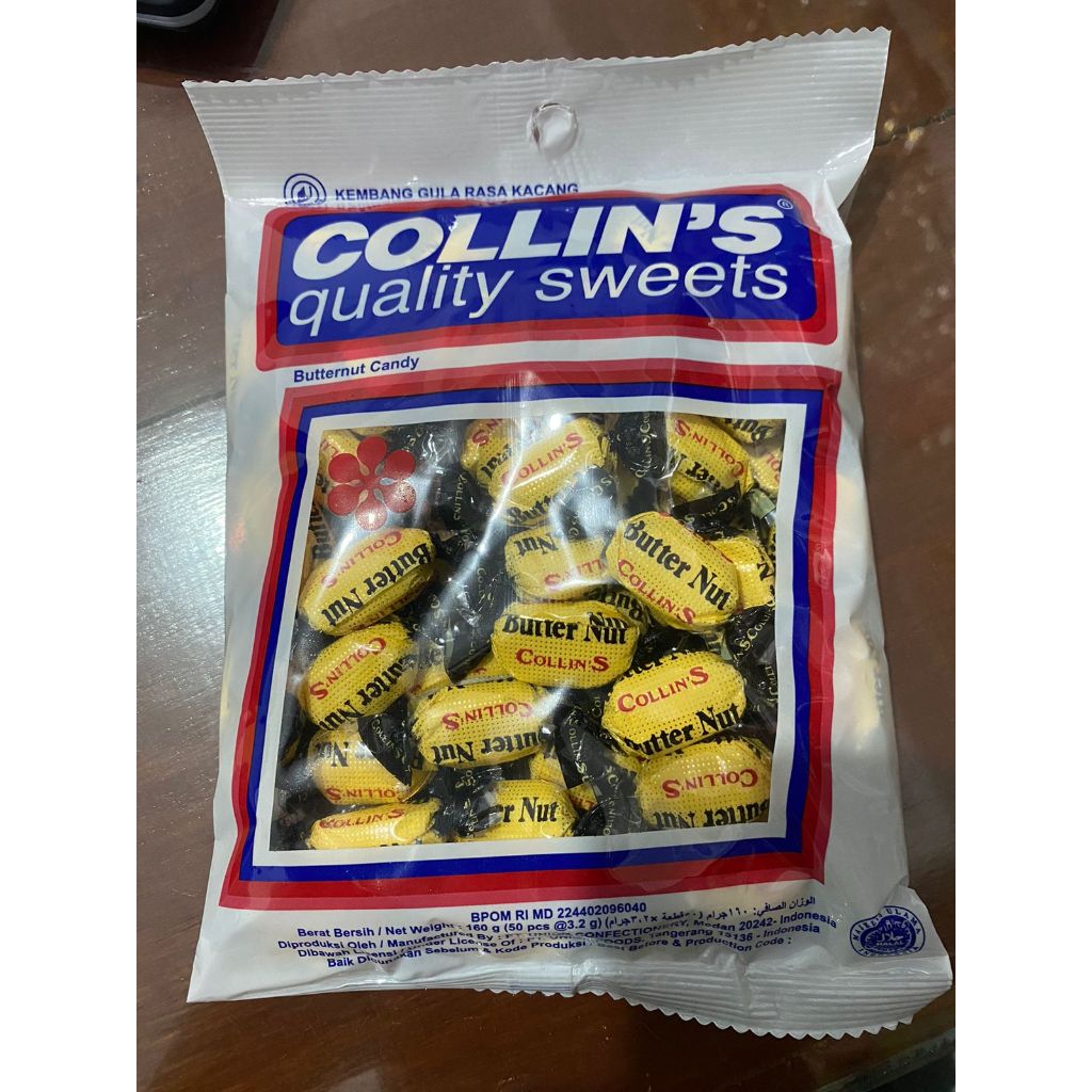 Jual Permen Kacang Jadul Collins Butternut isi 50 Pcs | Shopee Indonesia