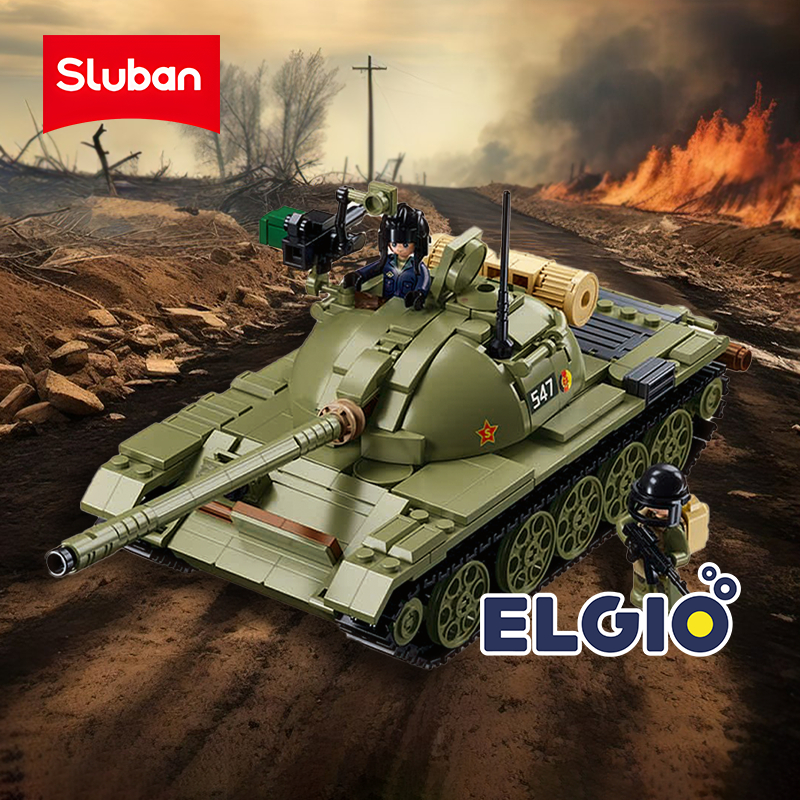 Jual Sluban Bricks Tank Tentara 3in1 Army T54-S B1135 | Shopee Indonesia