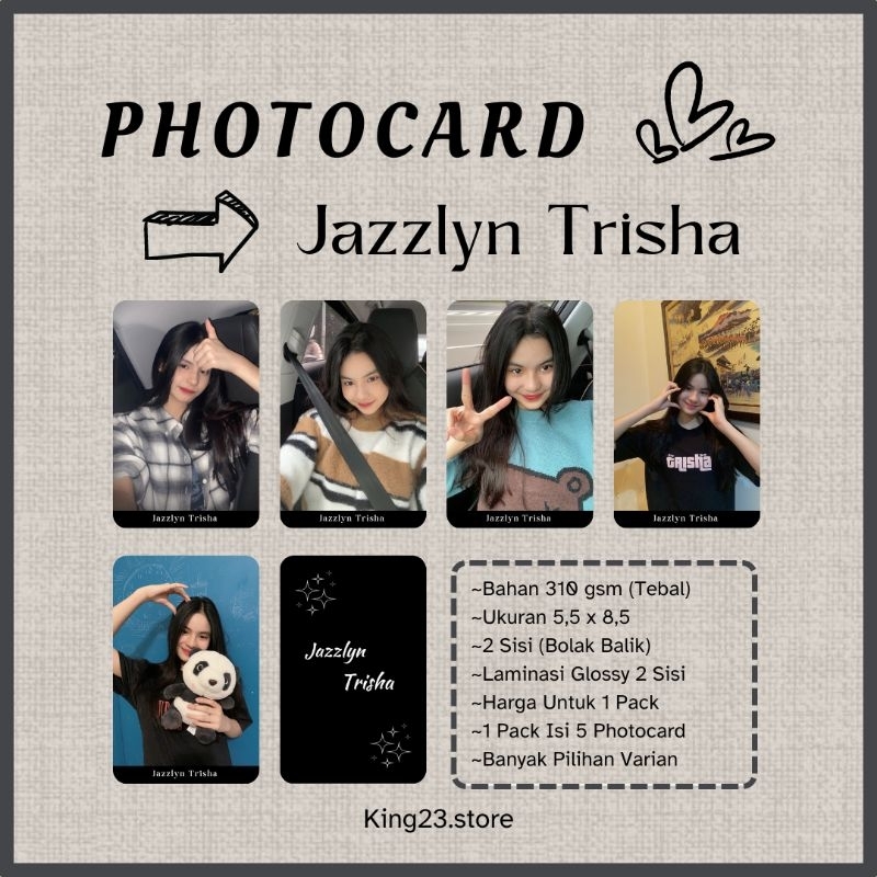 Jual Photocard Trisha JKT48,PC Trisha,PC Gen 12,Isi(5) | Shopee Indonesia