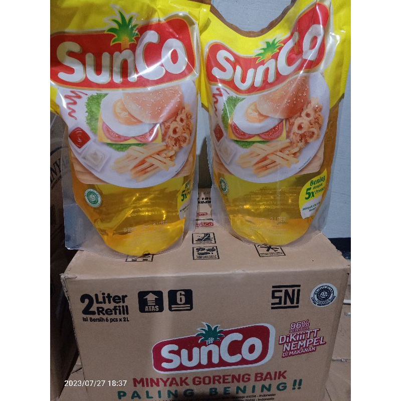 Jual minyak goreng Sunco 2L sunco 2liter (JATIM) | Shopee Indonesia