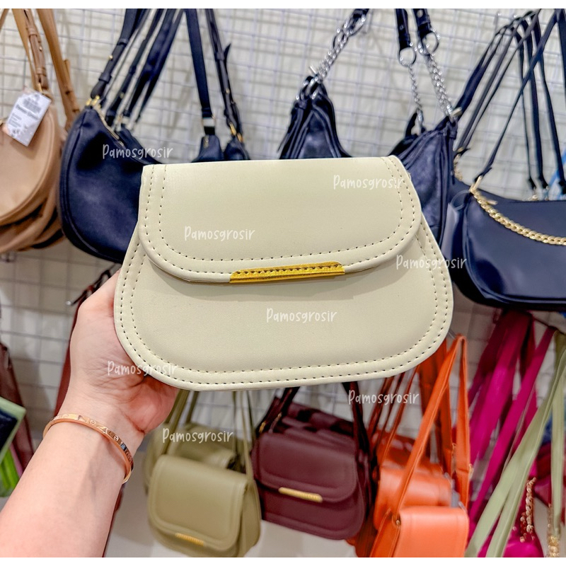Jual SIAP KIRIM / oval bag / aliyah bag / tas oval / calysta bag (baca ...