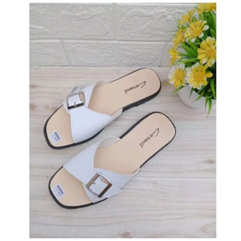 Jual Sandal Selop Wanita Sandal Wanita Kekinian Sandal Carvil Wanita ...