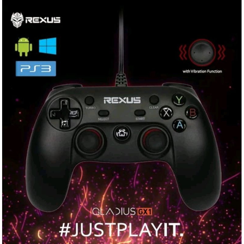 Jual Rexus Gladius GX1 Pro Gaming Gamepad / Joystick / Stick | Shopee ...