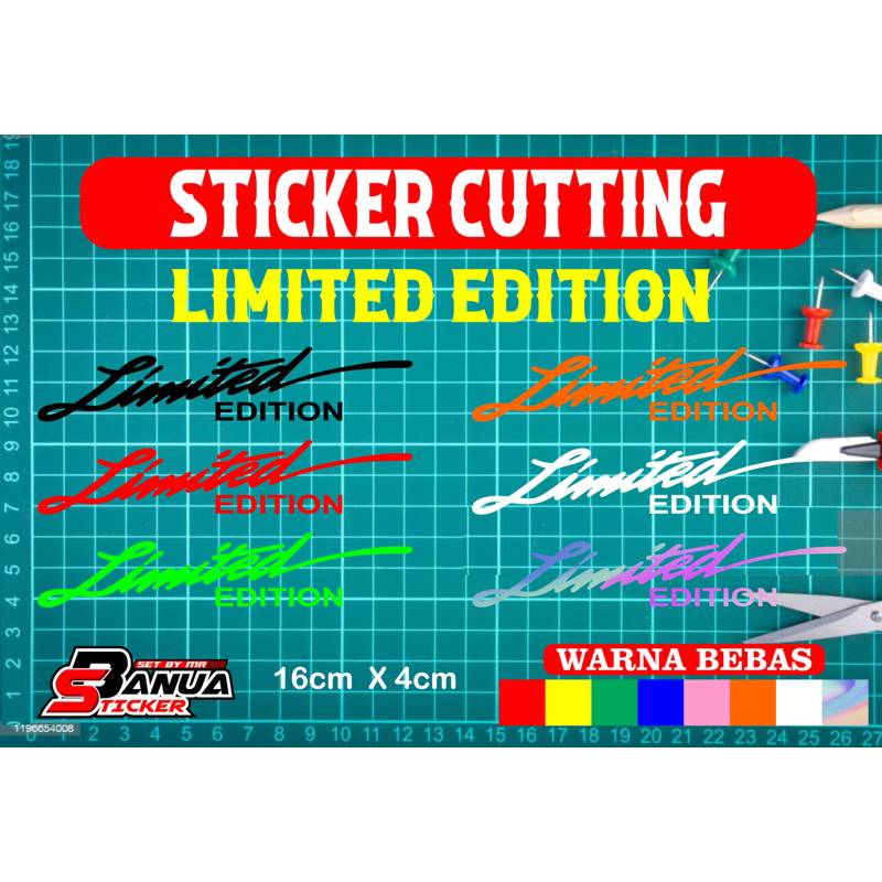 Jual Stiker limited edition cutting | Shopee Indonesia