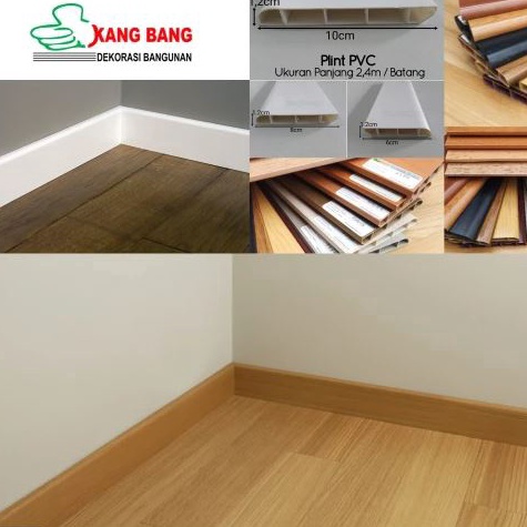 Jual Penawaran khusus PLINT LANTAI PVC LIST PLANK PVC LIST LANTAI SKIRTING LIST DINDING LIS ...