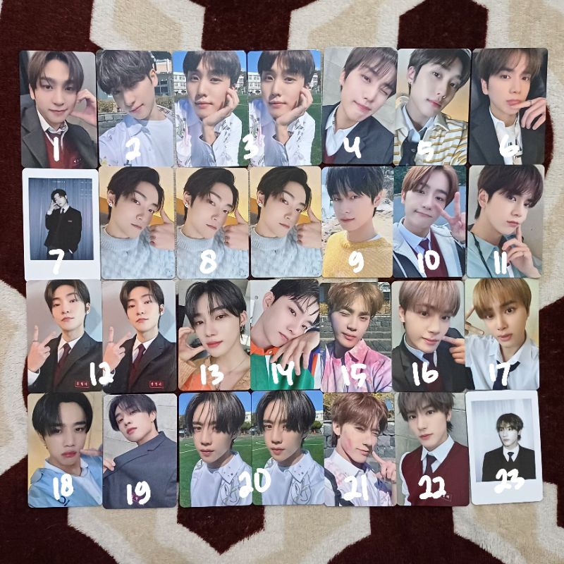 Jual Photocard Trading card pop-up store Sangyeon Jacob Younghoon Hyunjae Juyeon Kevin New ...