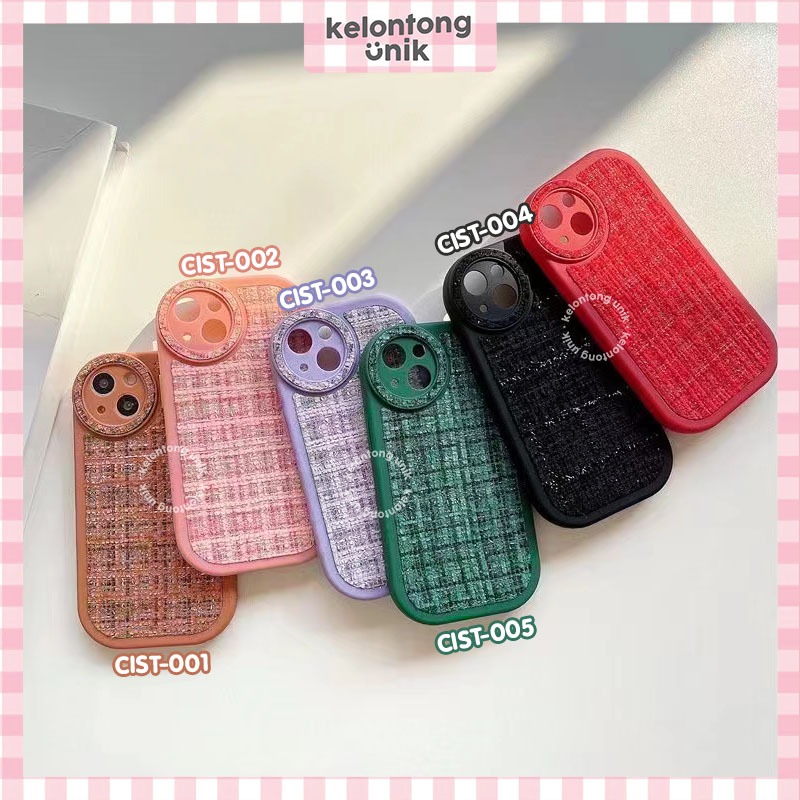 Jual KELONTONG UNIK | Woven Tweed Shockproof Case Kain - Softcase ...