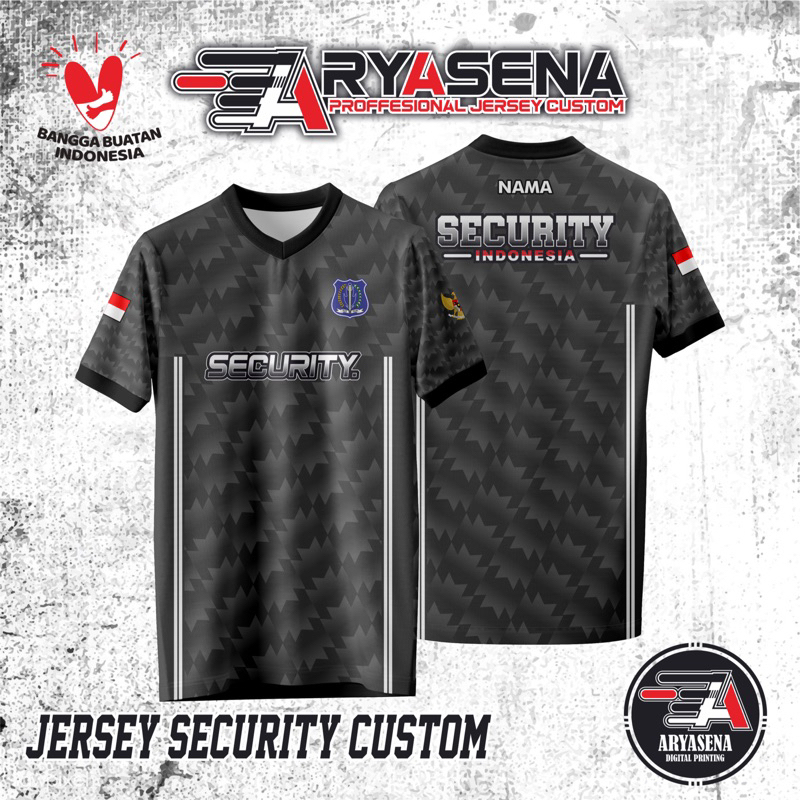 Jual Jersey security custom | Shopee Indonesia