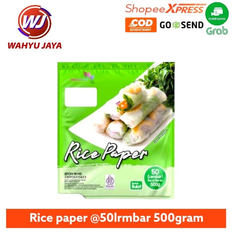 Jual JSF rice paper bulat 500gram @50 lembar | Shopee Indonesia