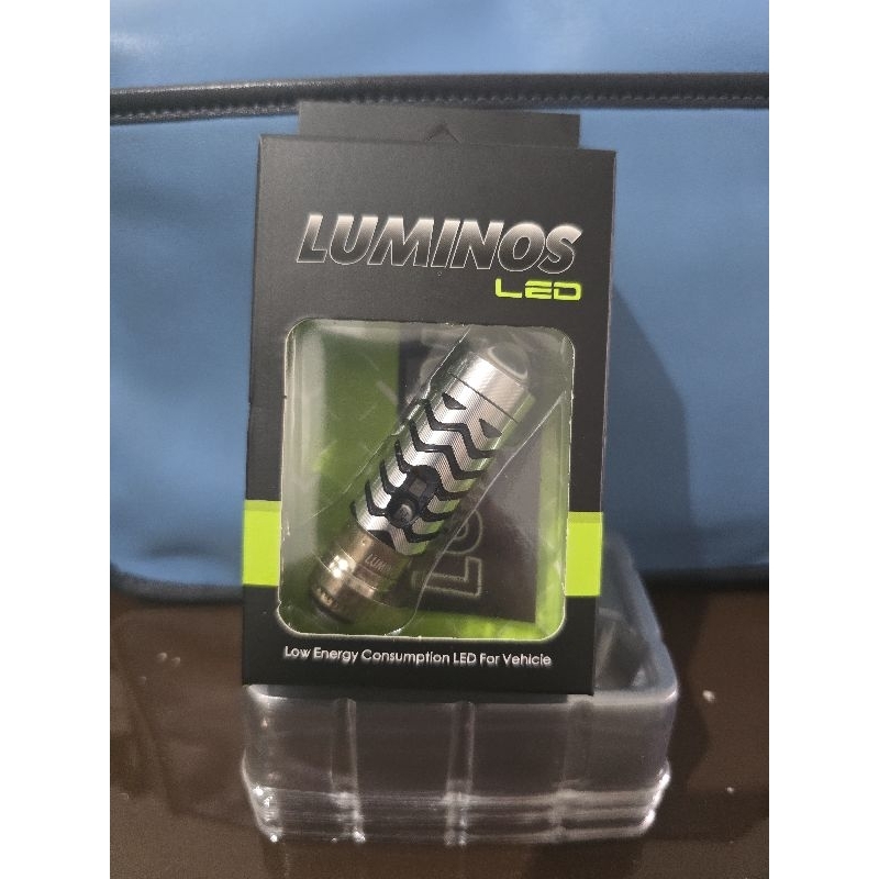 Jual lampu depan Led motor.H6 laser 2 warna putih kuning + senja biru luminos | Shopee Indonesia