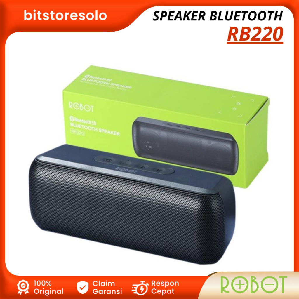 Jual SPEAKER PORTABLE WIRELESS BLUETOOTH ROBOT RB220 TWS BLUETOOTH ...