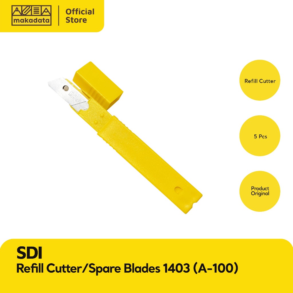 Jual SDI REFILL CUTTER / ISI CUTTER KECIL A-100 (1PCS) MURAH | Shopee ...