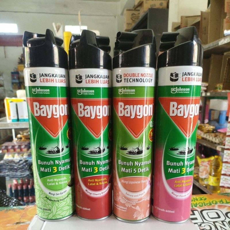 Jual Baygon semprot aerosol 600ml | Shopee Indonesia