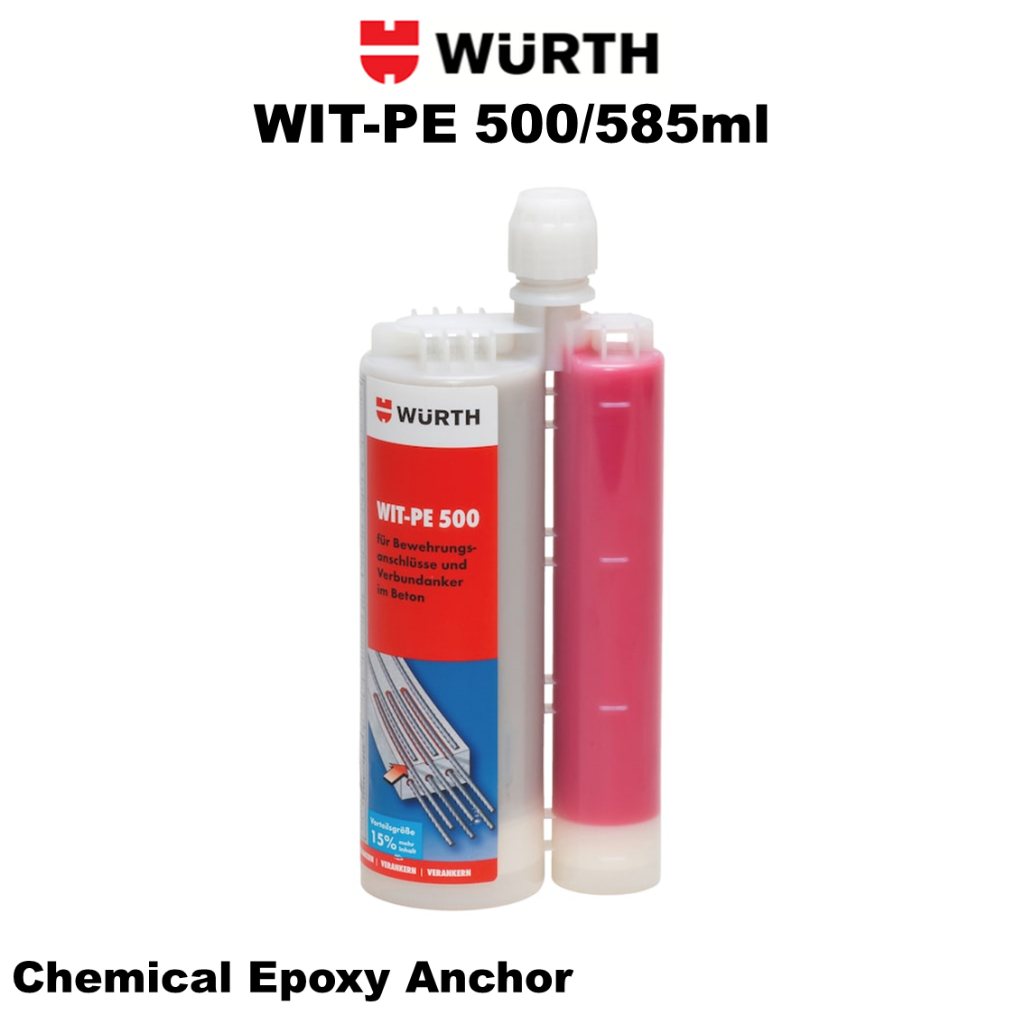 Jual Wurth WIT PE 500 / 585ml Chemical Lem Anchor | Setipe HILTI ...