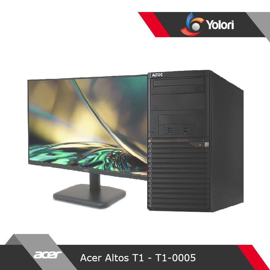 Jual Acer Altos T1 - Intel Xeon E2234 (T1/0005) 16GB 1TB Monitor 21,5 ...