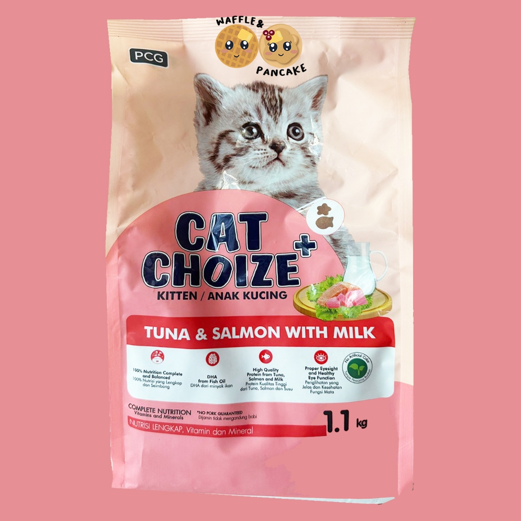 Jual Cat Choize Plus Kitten 1,1kg Tuna & Salmon with milk | Shopee ...