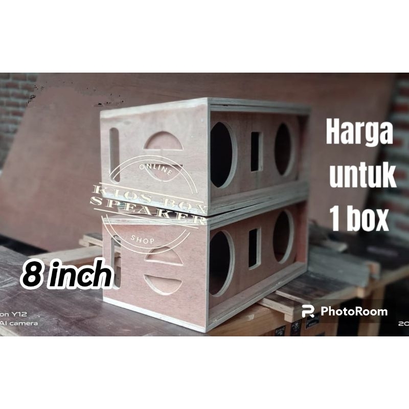Jual BOX SPEAKER 8 INCH DOUBLE PLUS TWEETER BAHAN 12 mm | Shopee Indonesia