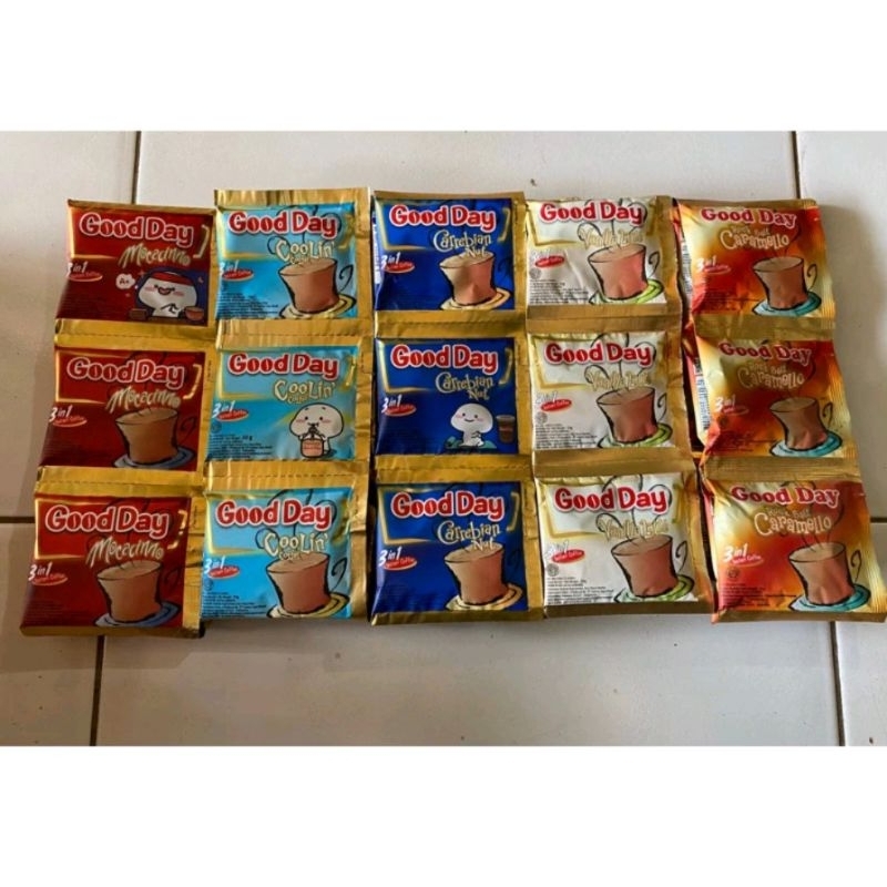 Jual GOOD DAY COFFEE 3IN1 SACHET [HARGA 1 RENCENG ISI 10 SACHET ...
