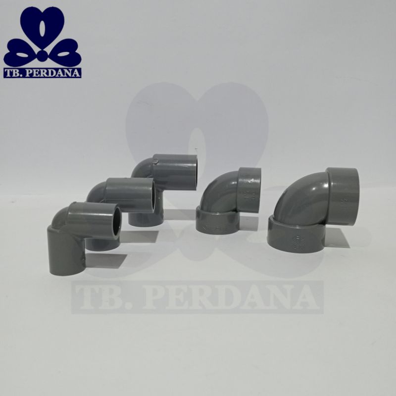 Jual Knie Elbow Rucika / Vinilon Ukuran 1/2", 3/4", 1", 1¼", 1½" Elbow ...